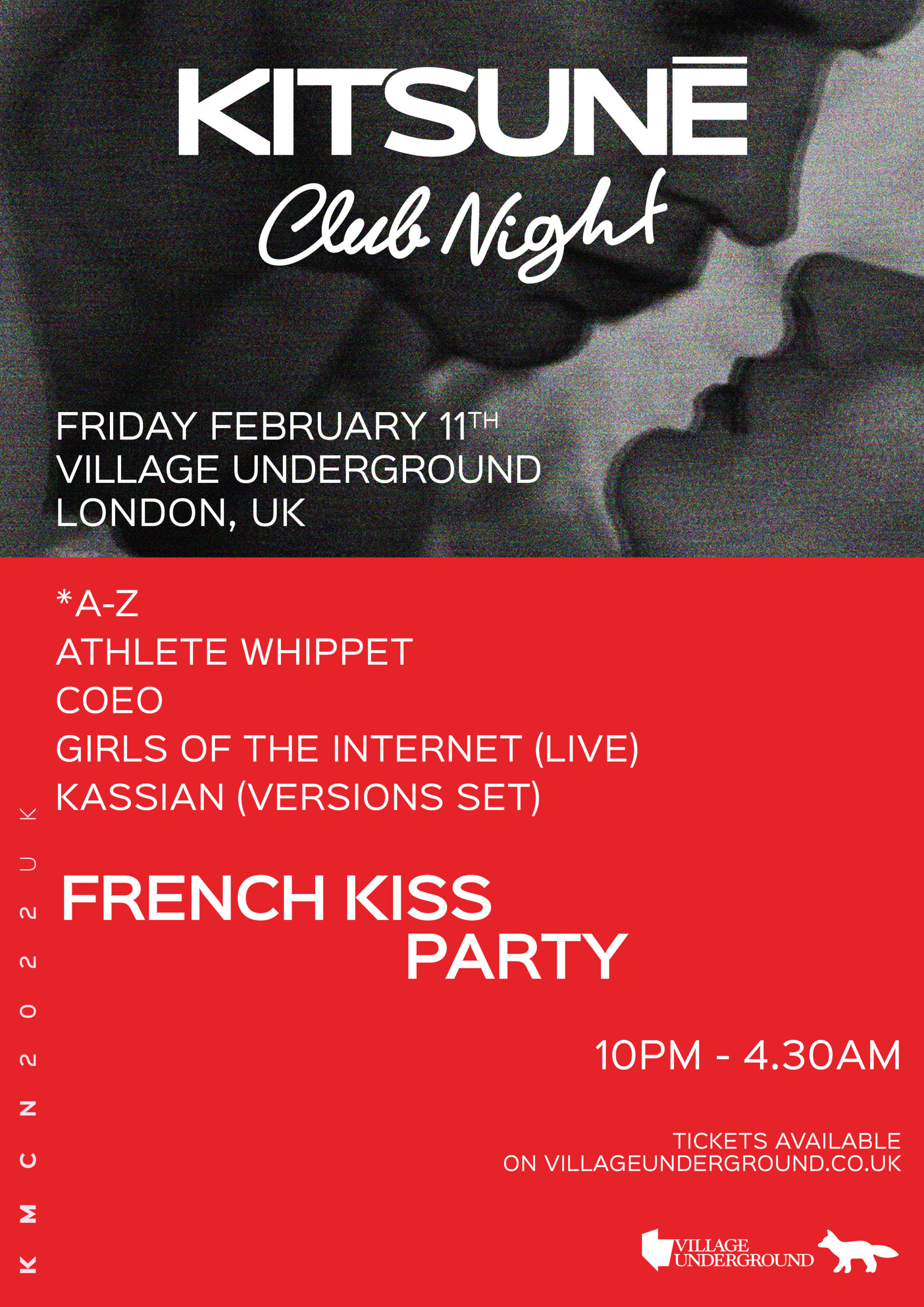 Kitsuné Club Night French Kiss Party | Maison Kitsuné